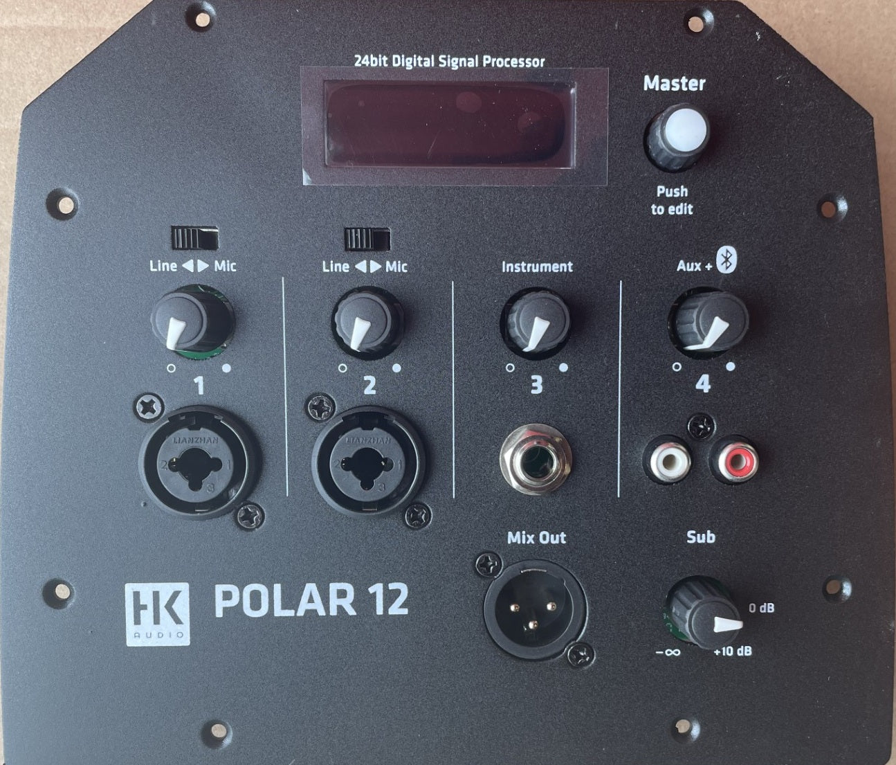 HK Audio E9590901 Polar12 Complete Control Panel Input / Output Assemb