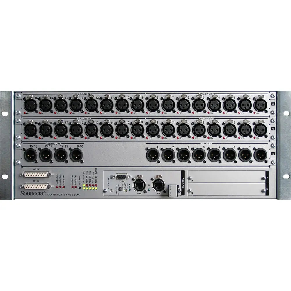 Soundcraft Compact Stagebox 32-in / 16-Out / CAT5 freeshipping ...